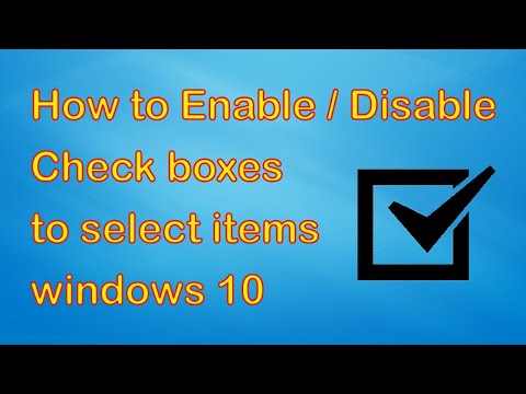 How to Enable Item Check Boxes in Windows How to Disable Check Boxes on folders