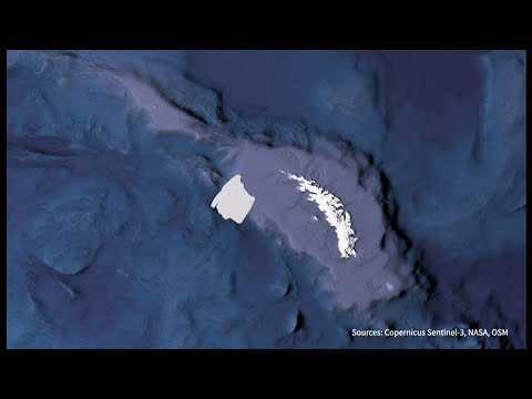 A23a - World's largest iceberg finally runs aground off remote island of South Georgia (4)