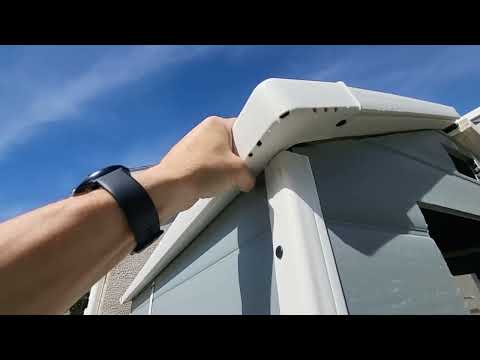 Keter Manor 4' x 6' Resin Storage Shed, All-Weather Plastic Outdoor Storage, Gray and White