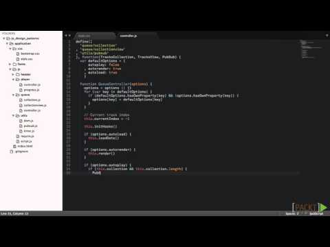 Learn Mastering JS Design Patterns Decoupling the Tracks Queue from the Tracks Player | packtpub ...