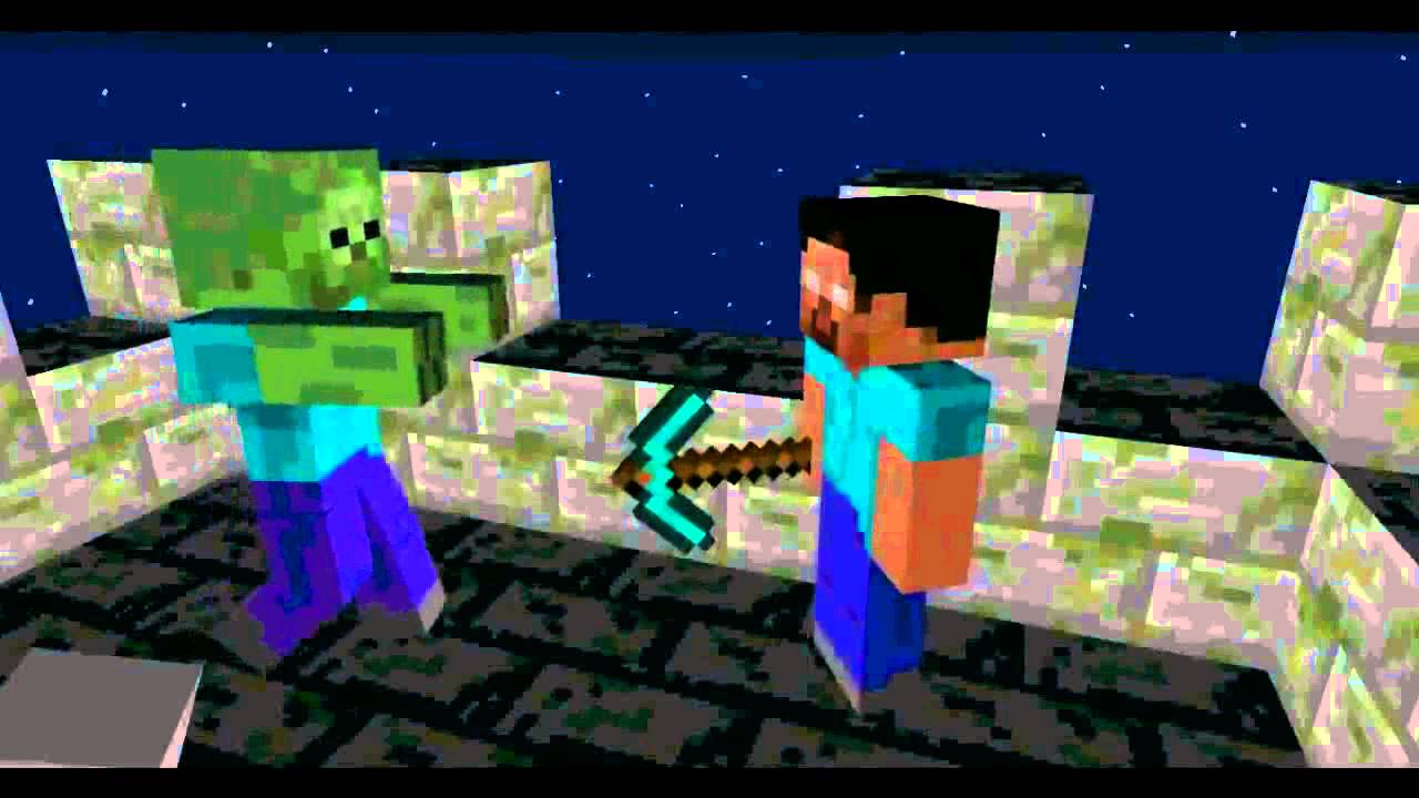 Herobrine vs Lord Laskig   Minecraft Animation