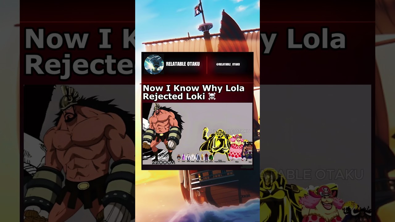 Loki’s HEIGHT is INSANE ☠️ | #onepiece #luffy #oda #onepieceedit #shorts