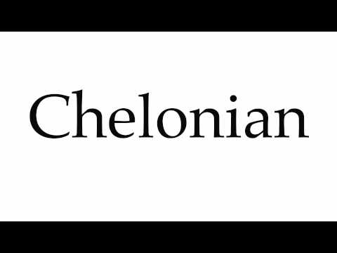 How to Pronounce Chelonian