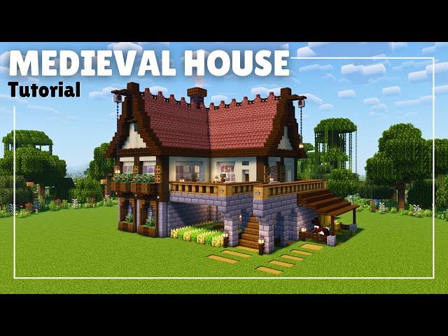 🏡🧱 Cozy Medieval House | Download & Tutorial Minecraft Map