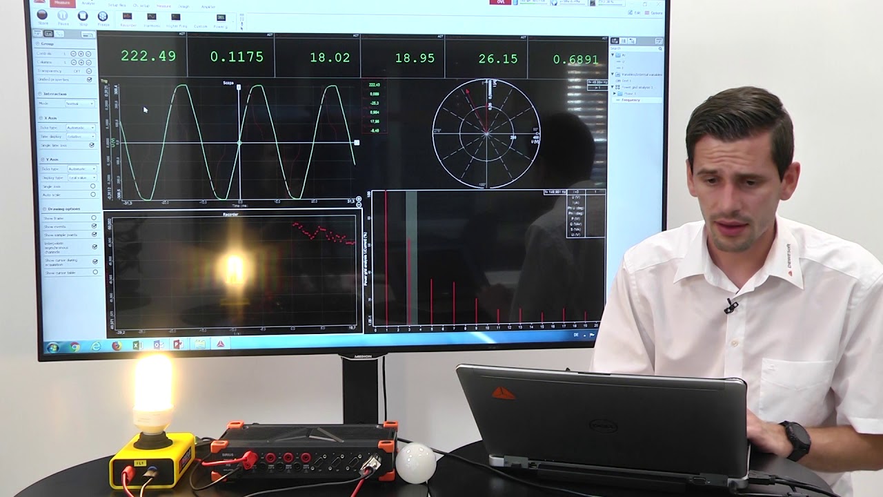 Power quality analysis with DewesoftX | Power analyzer demonstration