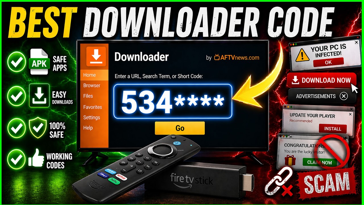 🔴Best Firestick Downloader Code (2026)