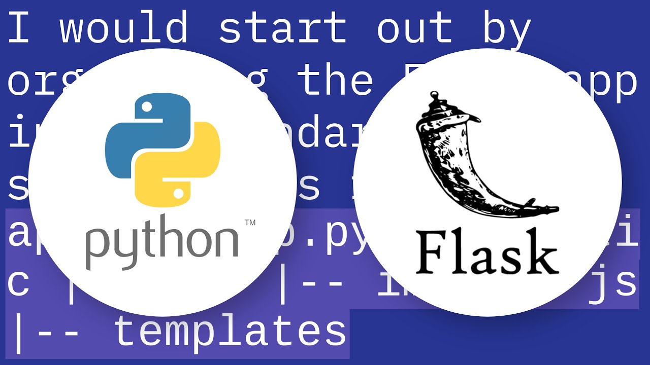Typical AngularJS workflow and project structure (with Python Flask)