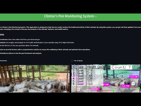 Clinton's Pen Monitoring System - Personal AI Portfolio - Computer ...