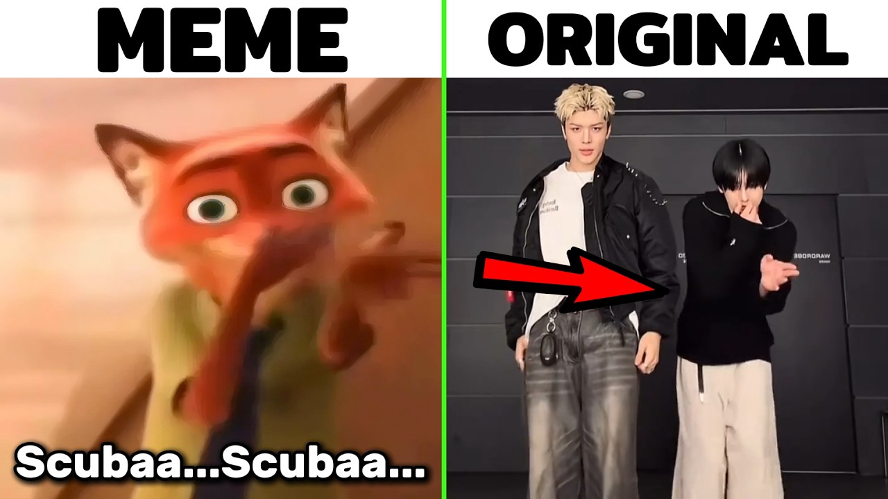 Nick Wilde Scuba Dance Original vs Meme