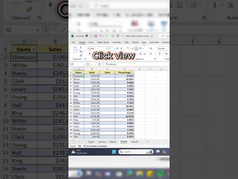 Freeze data in excel! #winandoffice #excel #hack #exceltips #productivity #tech #spreadsheet