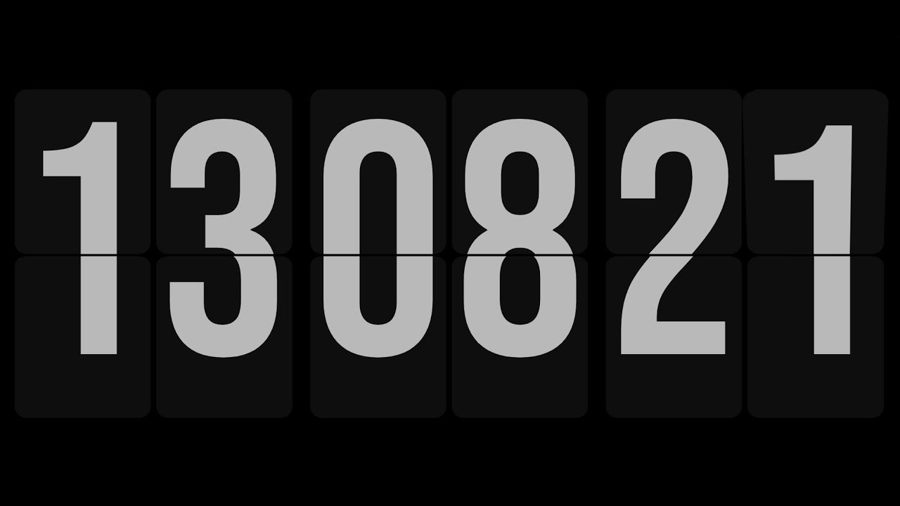 Flip Clock Countdown Timer | HTML, CSS, and JavaScript Animation