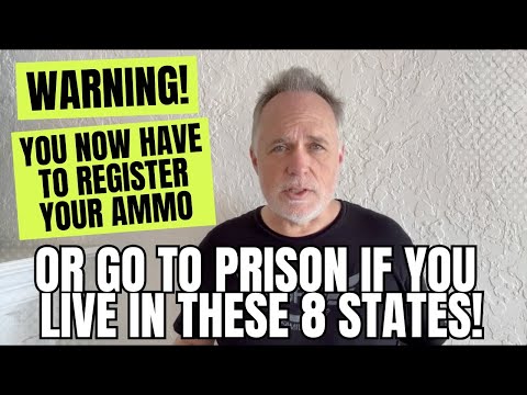 You NOW Have To Register Your Ammo Or Go To PRISON If You Live In THESE 8 States!