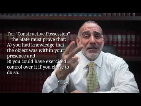 (145) What's the difference between Actual & Constructive Possession? ~ HaberPA Criminal Defense