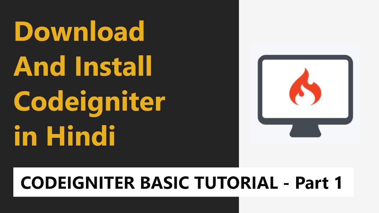 Codeigniter Basic Tutorial - How to download and Install Codeigniter - Part 1