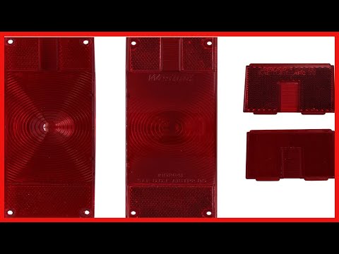 Wesbar 403336 Replacement Marine Lens, red