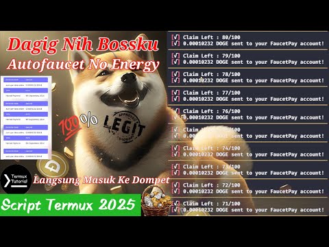 Instan Withdraw - NGANU! Web Faucet Menggunakan Apk Termux + Script Gratis Auto Claim - By: Nova Era