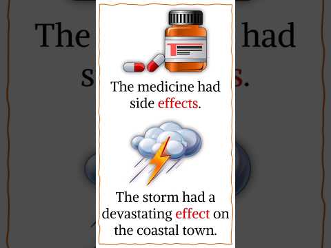 What's the Difference Between "Affect" and "Effect"?