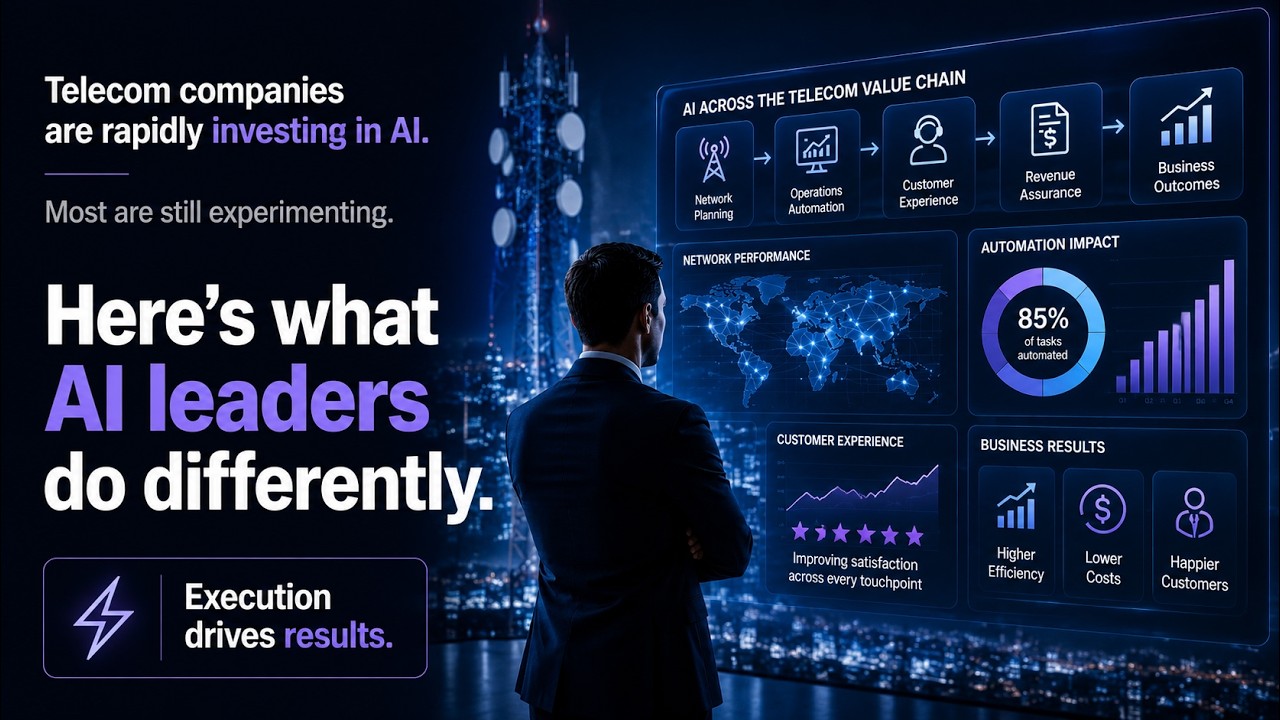 How AI Is Transforming Telecom Operations | The Future of Customer Support & Automation