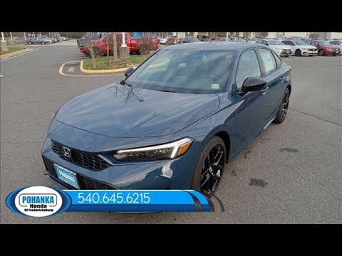 New 2025 Honda Civic Sedan Hybrid Fredericksburg VA Richmond, VA #FSH338290 - SOLD