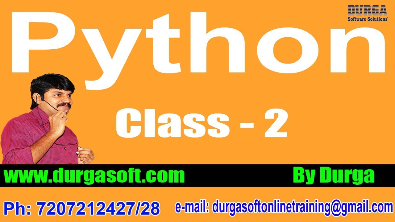Learn Python Programming Tutorial Online Training by Durga Sir On 03-04-2018 @ 6PM