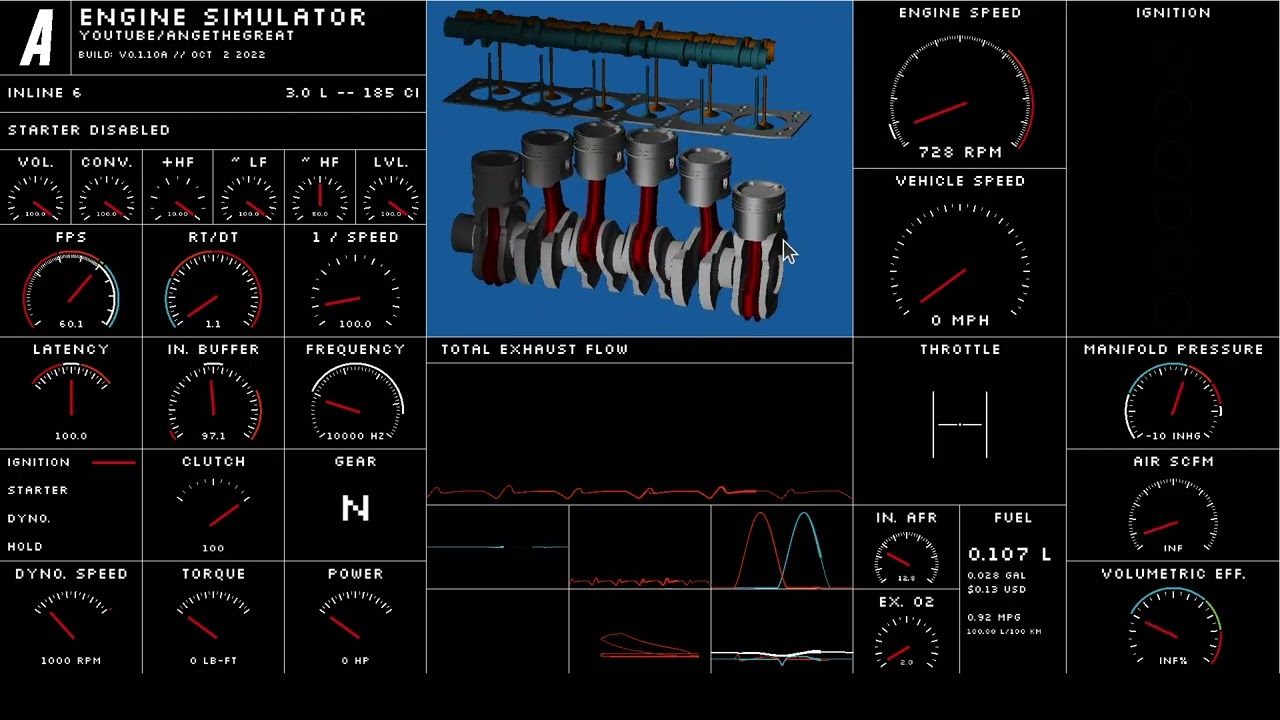 3D Engine in Engine Simulator