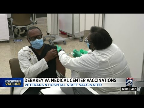 COVID-19 vaccinations begin at Houston’s Michael DeBakey VA Medical Center