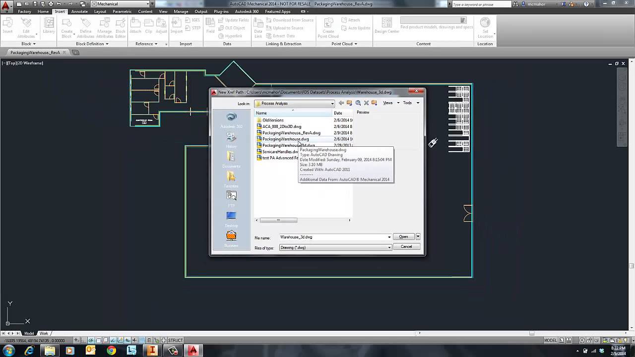 Process Analysis 360 to FDS Workflow