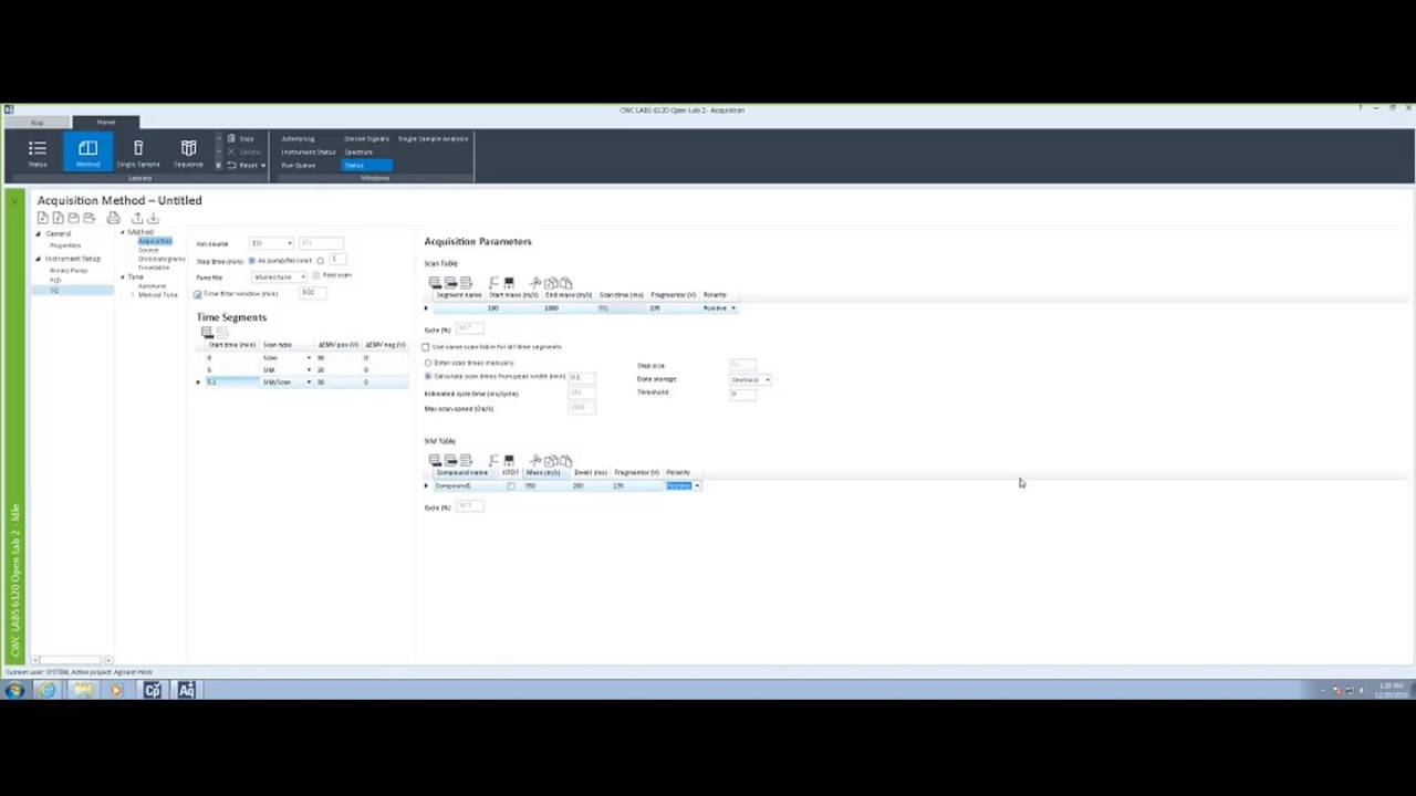 OpenLAB CDS LC MS Acquisition Software