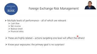 Corporate foreign exchange risk management