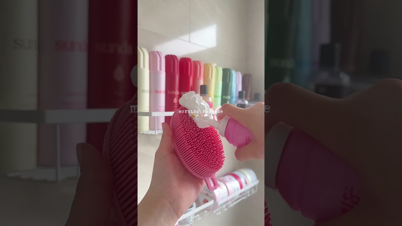 Morning routine #skincare #mymorningroutine #grwm #asmr #preppy #pink #cleangirl #thatgirl