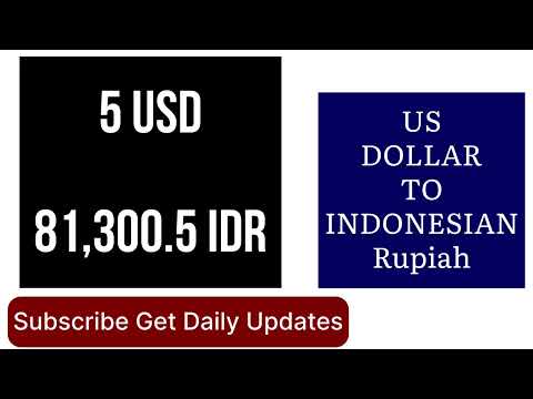 IDR to USD US DOLLAR TO INDONESIAN RUPIAH EXCHANGE RATES TODAY 05 JUNE 2025