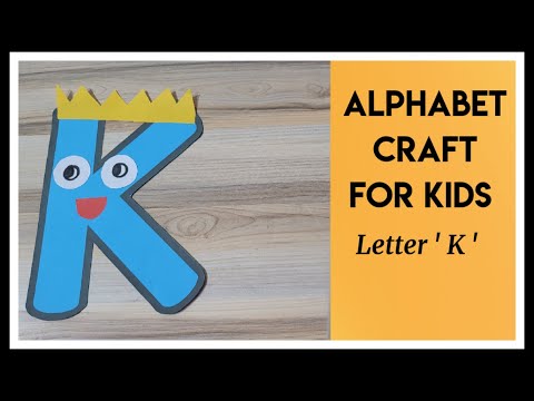 Alphabet fun craft | Letter K craft for kids | Easy Alphabet craft for kids | Phonics craft activity