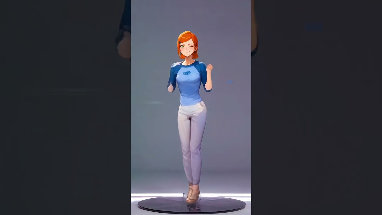 Gwen Tennyson | Dancing Video | Video made by ai, Image to video sentence #bollywood #viggleai #love