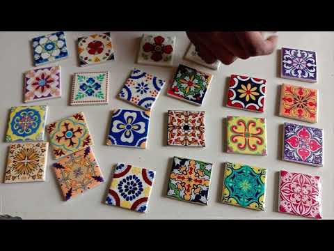 Mosaic Wall Tiles for DIY Projects on table top and furniture ideas with tiles