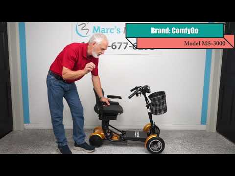 @ComfyGO MS3000 - Very Fast Mobility Scooter - Portable 12 MPH 4 Wheel Scooter - Full Review
