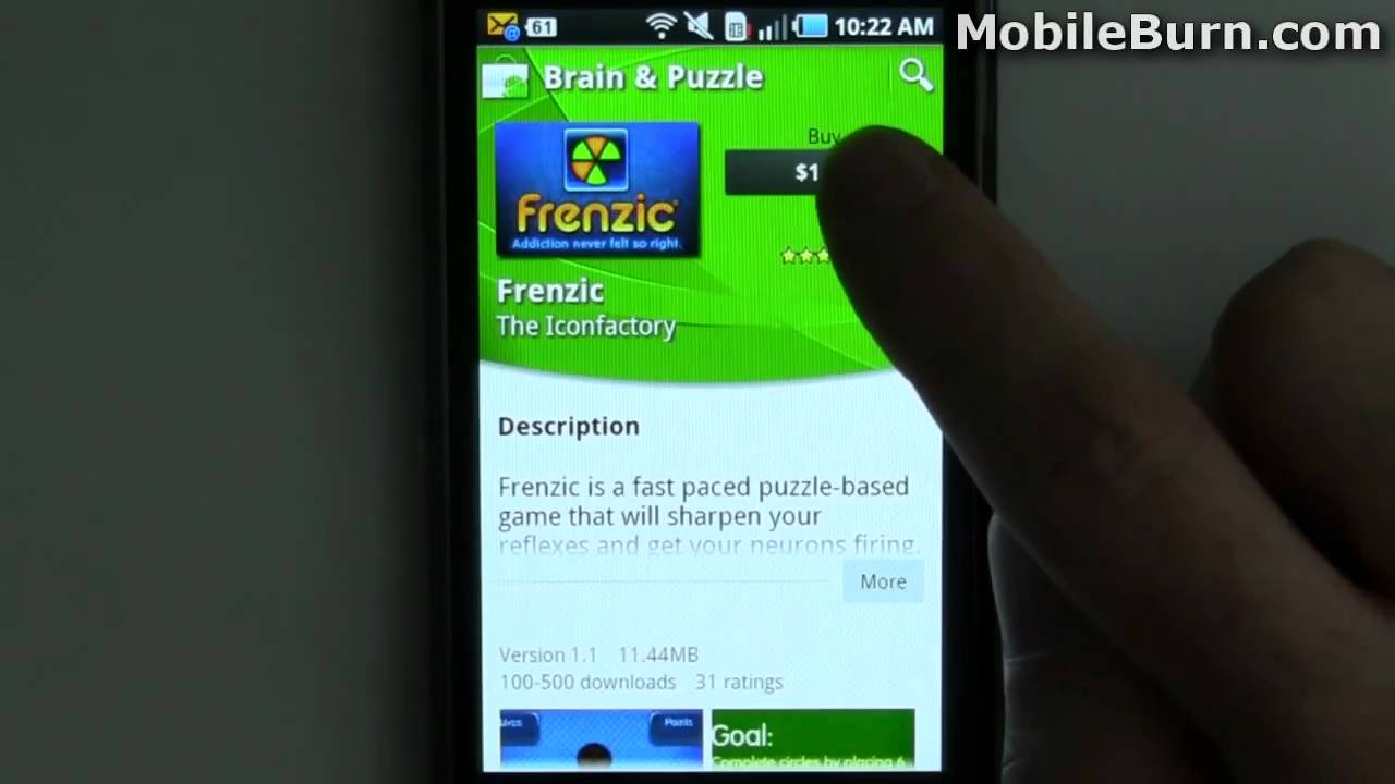 Android Market update video tour