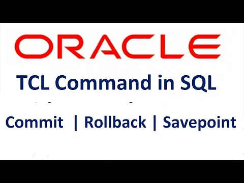 tcl commands in sql