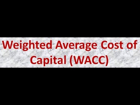 Weighted Average Cost of Capital (WACC) Calculation