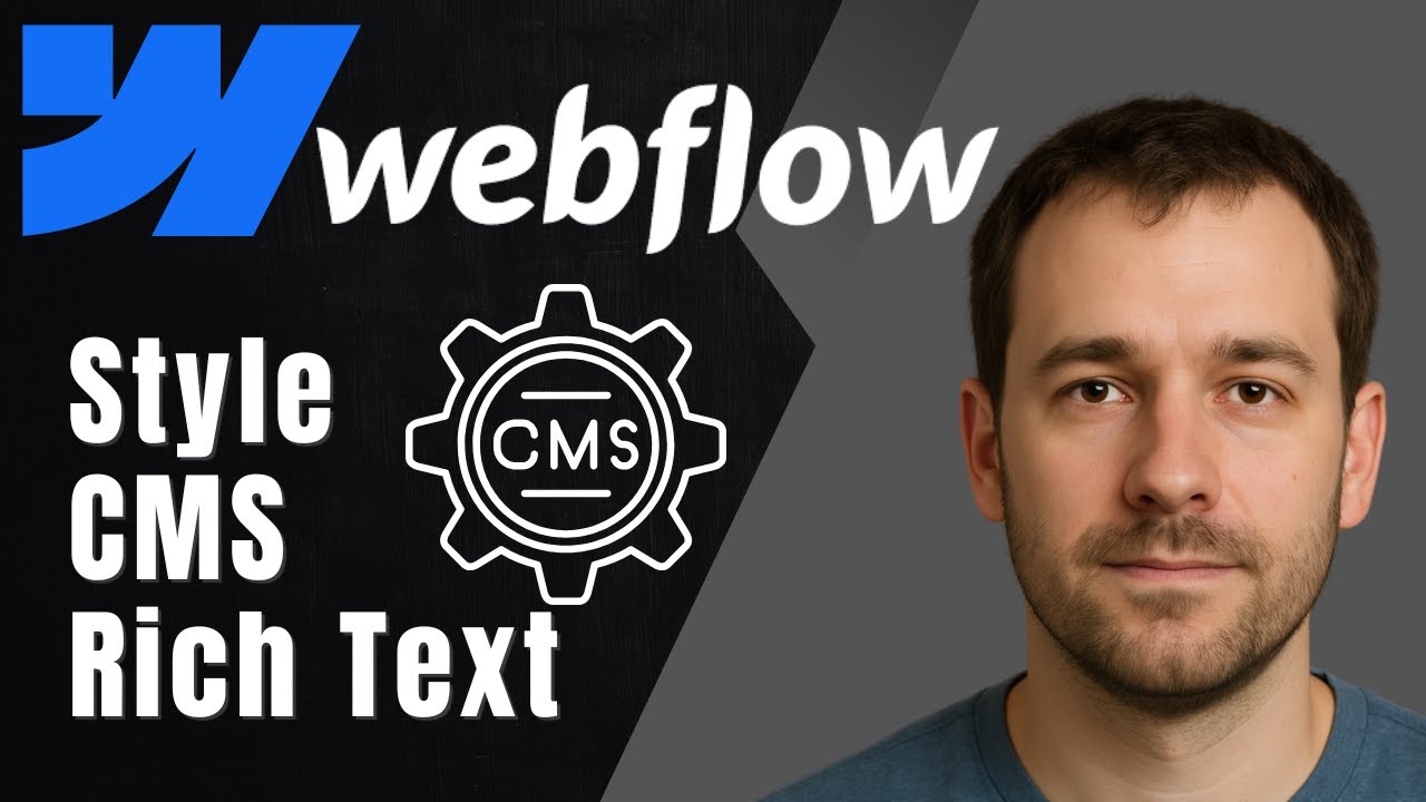 How to Style Rich Text Elements in Webflow CMS (2025 Website Tutorial)