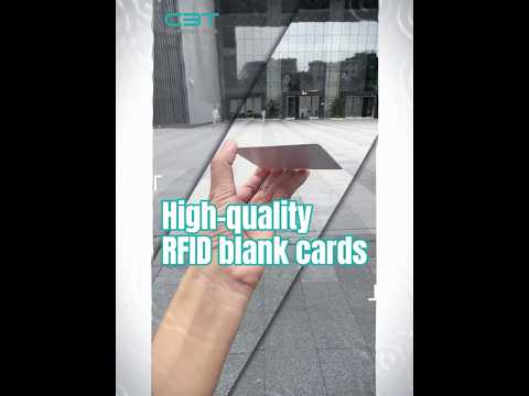 High quality RFID blank cards, customizable with printing and encoding #rfidcard #chips