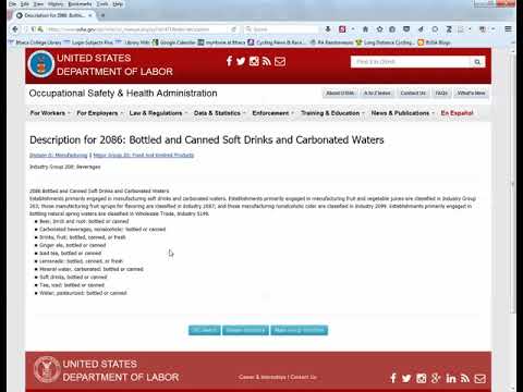 Find S I C Standard Industrial Classification Codes