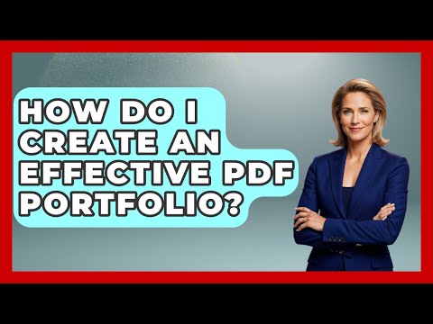How Do I Create An Effective PDF Portfolio? - Graphic Design Nerd