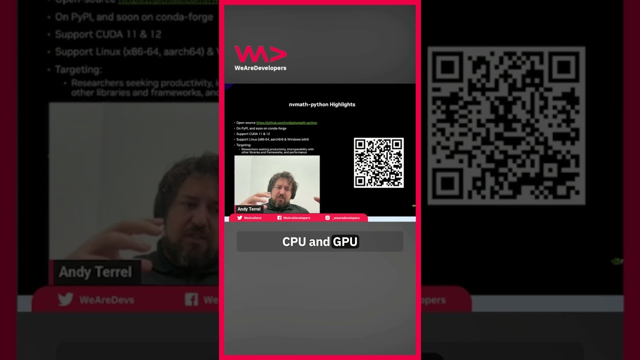 NVIDIA's Andy Terrel explains nvmath-python and CUDA Python