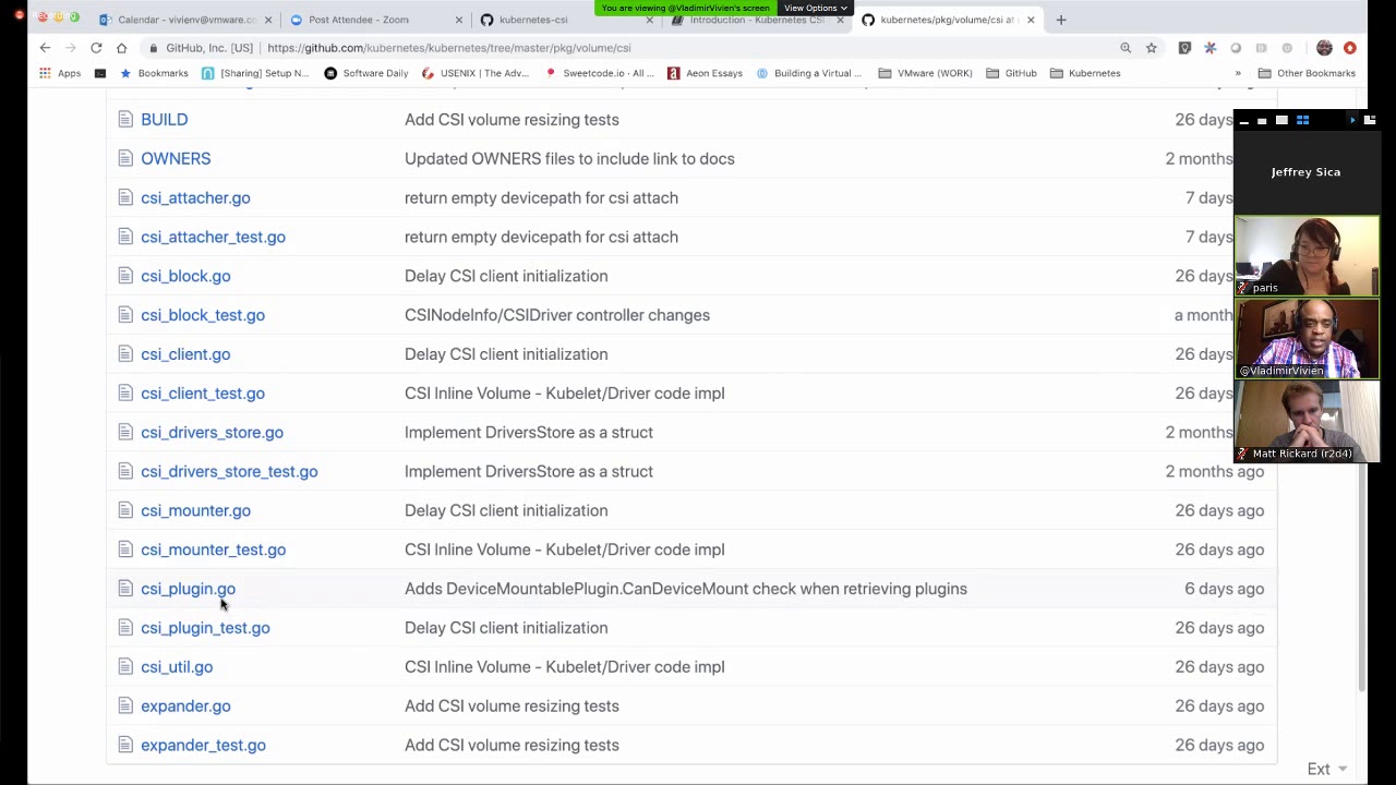 Code Base Tour: CSI github.com/kubernetes/pkg/volume