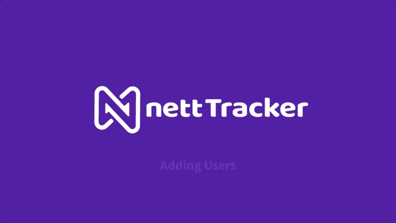 nettTracker - adding users