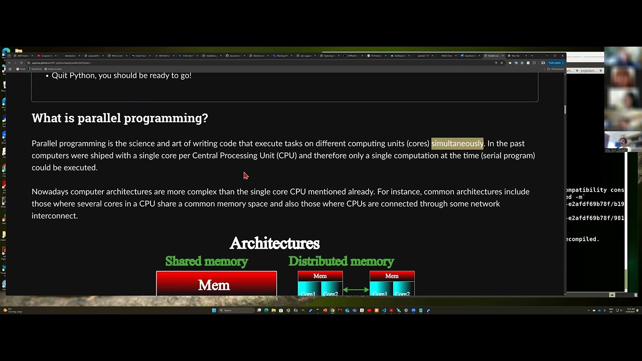 Lecture 1: parallel programming and Python