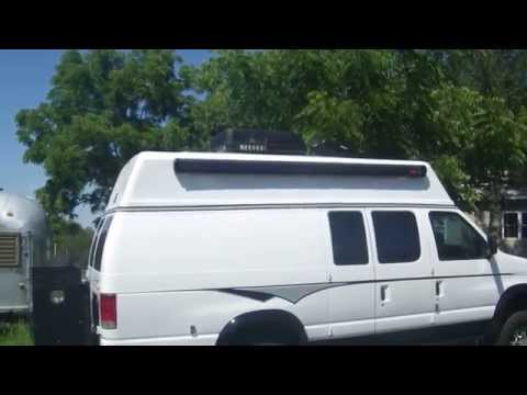 high top ford e350 diesel rv class b camper van offroad 4x2