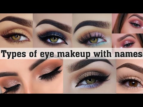 Types of eye makeup with names||THE TRENDY GIRL