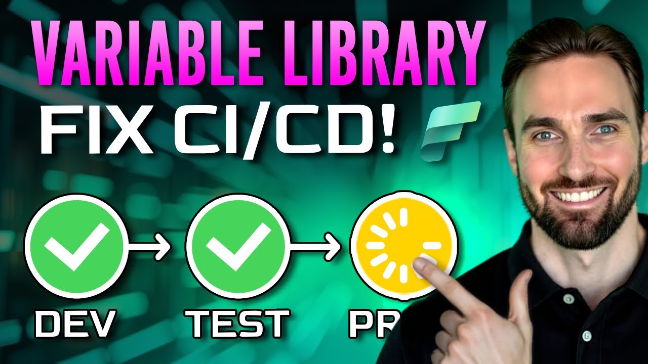 Microsoft Fabric Variable Library | Simplify CI/CD and Environment Management