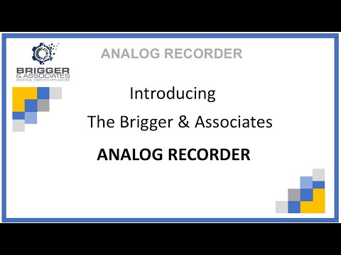 Brigger and Associates Analog Recorder